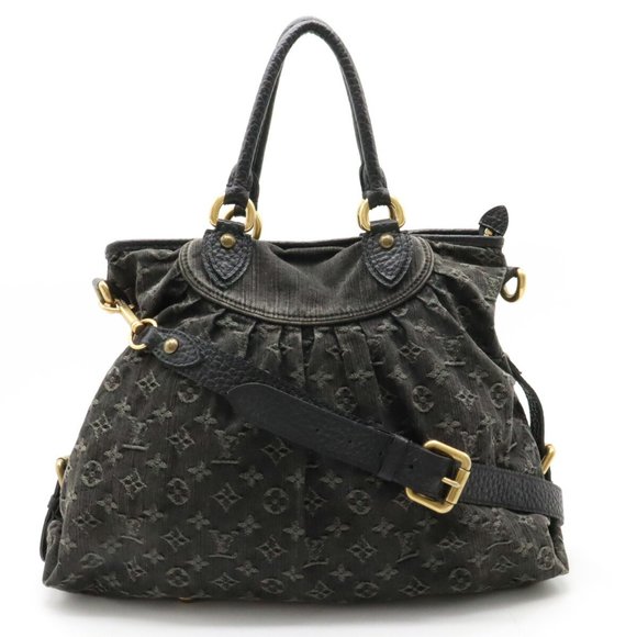 Louis Vuitton | Bags | Louis Vuitton Monogram Denim Neo Cavy Gm Tote ...